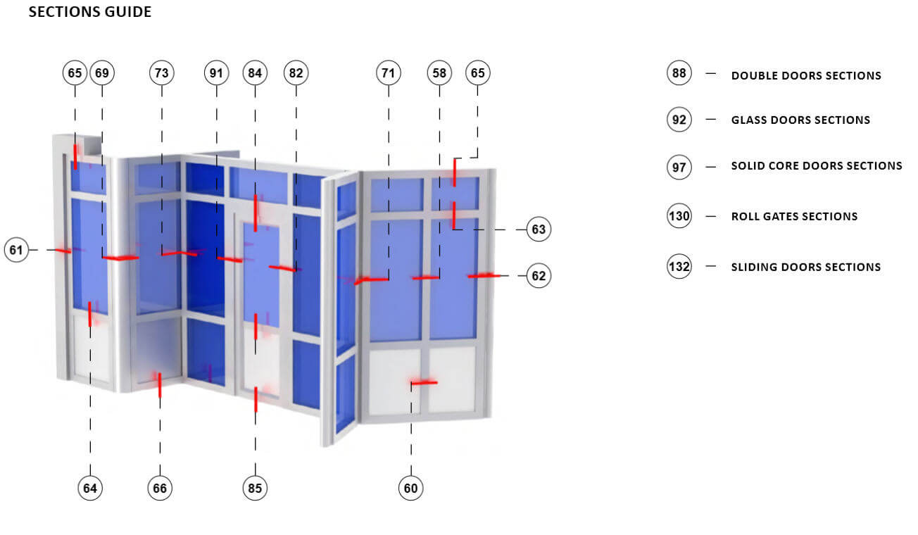 Framed Glass Partitions Walls Design Fabrication Installation